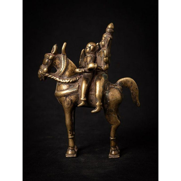 Antique Bronze Horse with Rider from India from India For Sale at 1stDibs