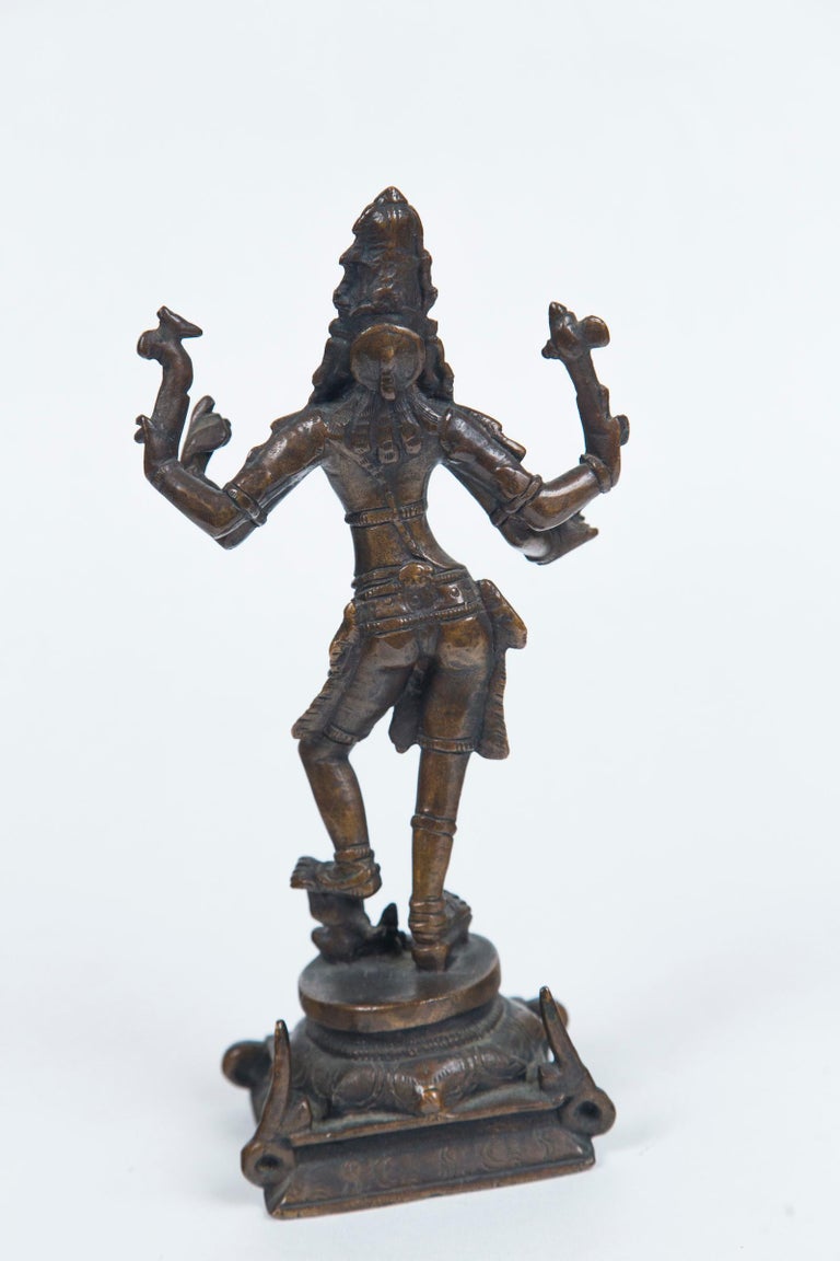Antique Bronze Indian Figure of Shiva For Sale at 1stDibs