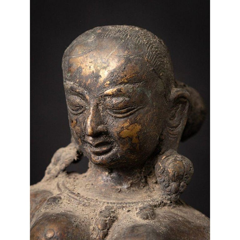 Antique Bronze Nepali Yogini Statue from Nepal For Sale at 1stDibs