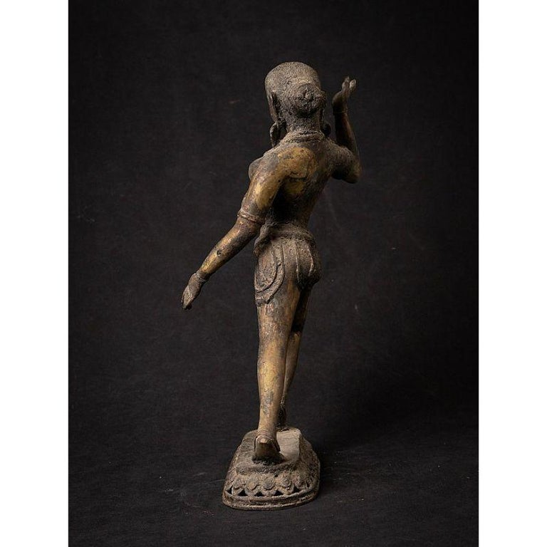 Antique Bronze Nepali Yogini Statue from Nepal For Sale at 1stDibs