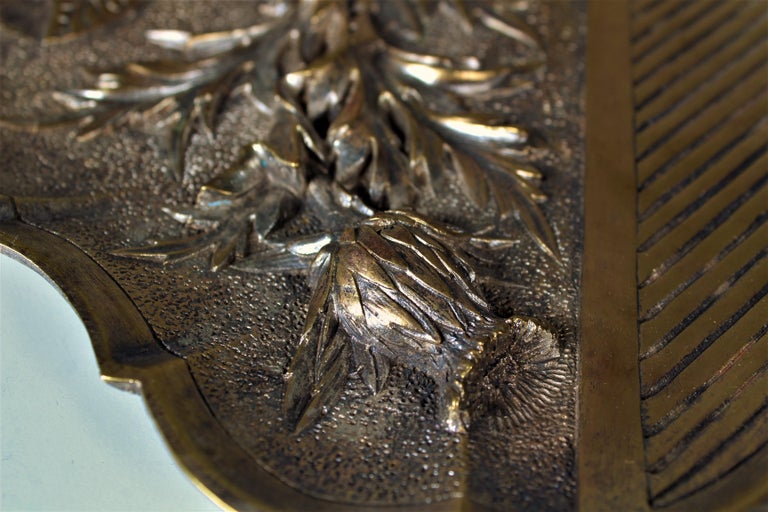 Antique Bronze Plate, Signed "D´Aubrée", France, Jewelry Tray, 20th ...