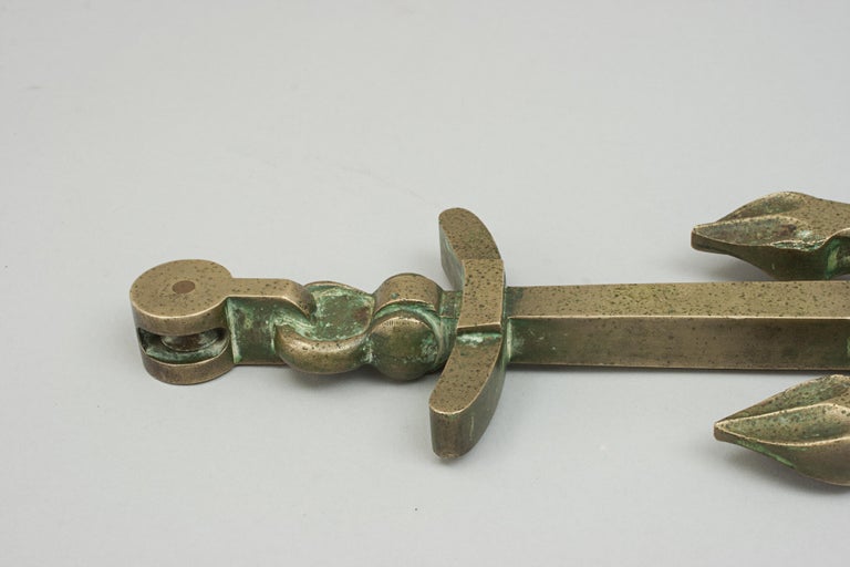 Antique Bronze Rudder Yoke, Rowing, Yachting and Sailing Interest For ...