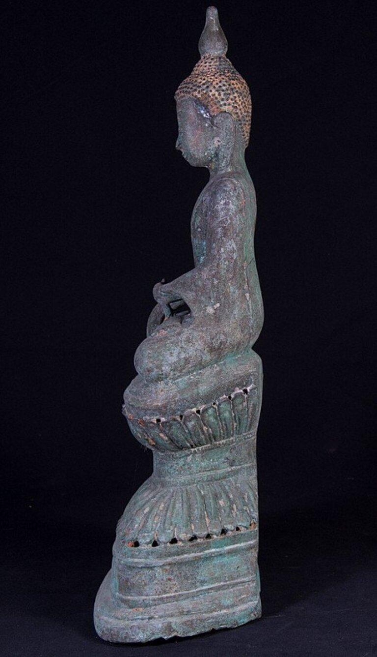Antique Bronze Shan Buddha Statue from Burma For Sale at 1stDibs