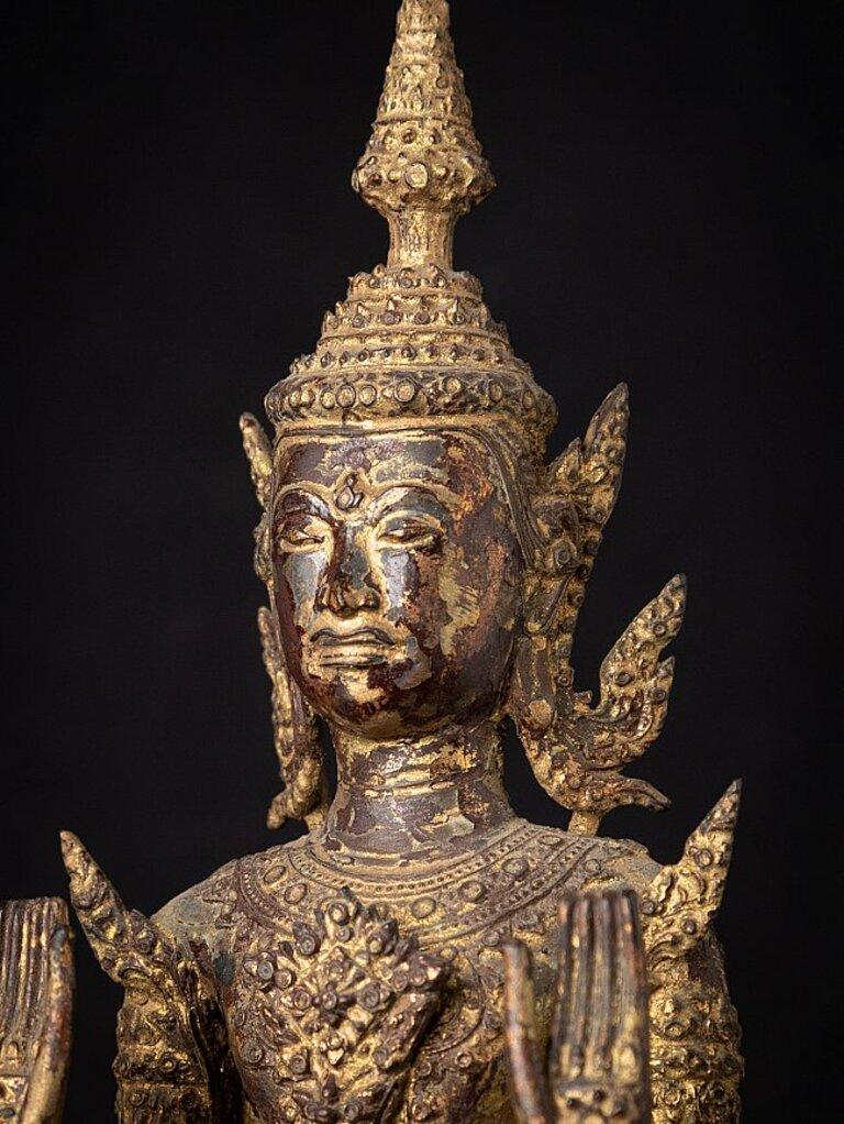 Antique Bronze Thai Buddha Statue from Thailand For Sale at 1stDibs