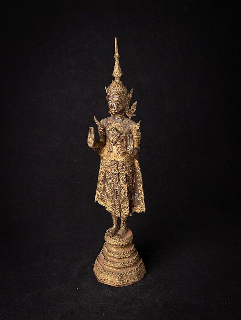 Antique Bronze Thai Buddha Statue from Thailand For Sale at 1stDibs