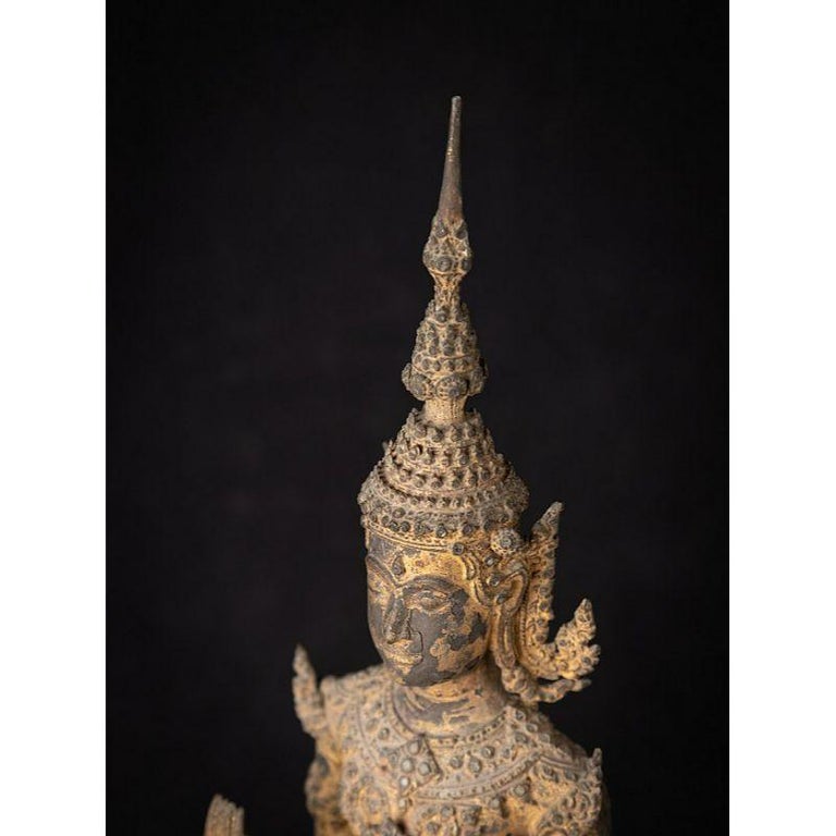 Antique Bronze Thai Buddha Statue from Thailand For Sale at 1stDibs