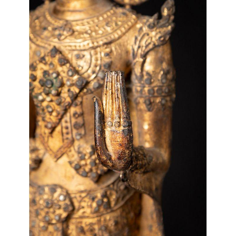 Antique Bronze Thai Buddha Statue from Thailand For Sale at 1stDibs