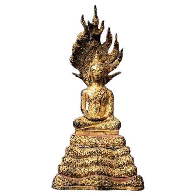 Antique bronze Thai Buddha statue from Thailand For Sale at 1stDibs