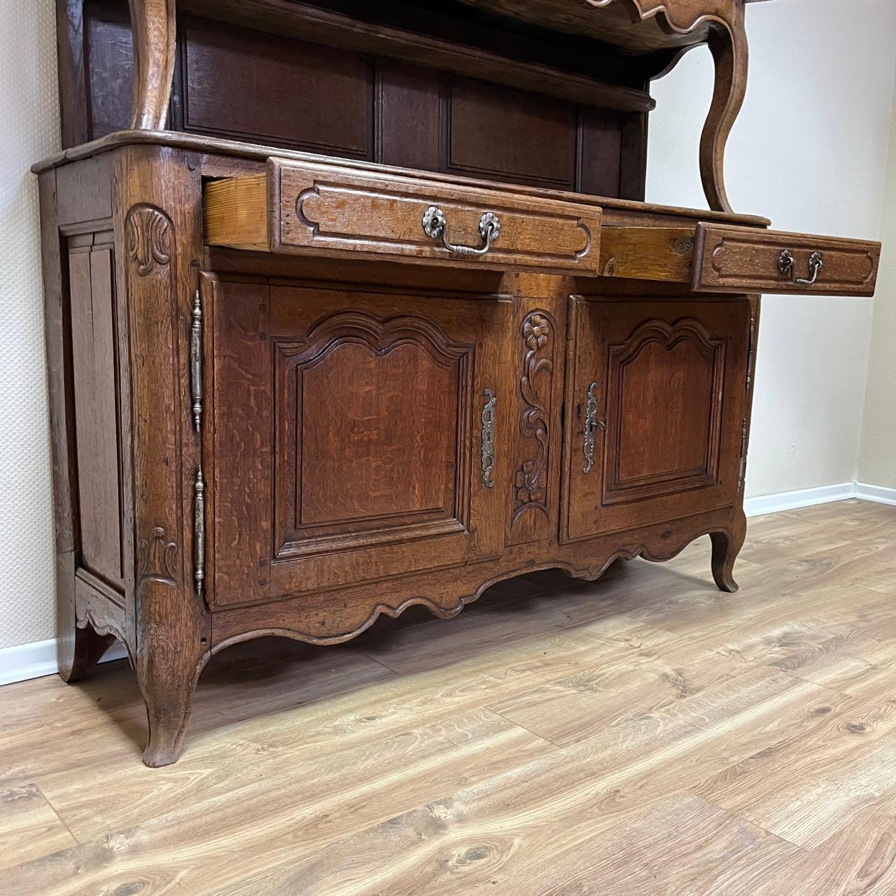 Antique buffet Rustic sideboard France around 1780 Solid oak For Sale ...