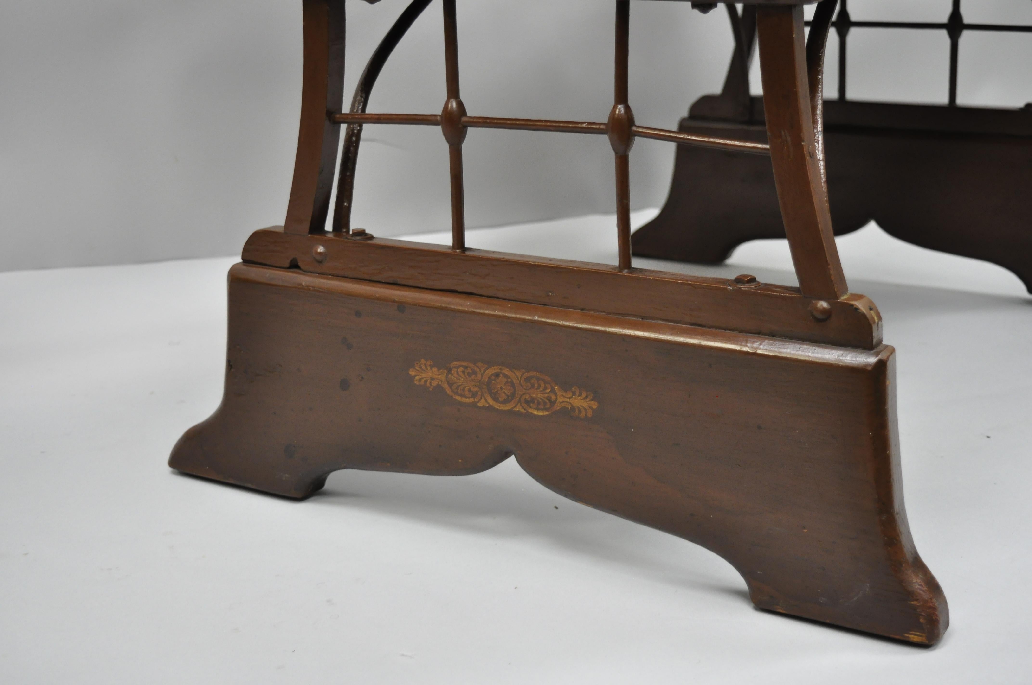 Antique Buggy Bench Hall Seat Sleigh Primitive Folk Art Wagon Wood and ...