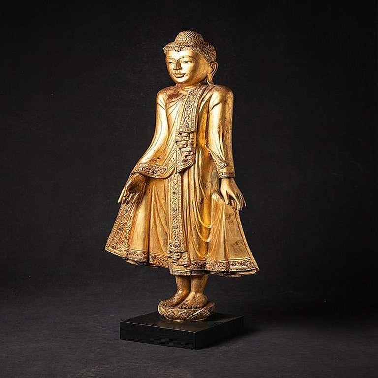 Antique Burmese Mandalay Buddha Statue from Burma For Sale at 1stDibs