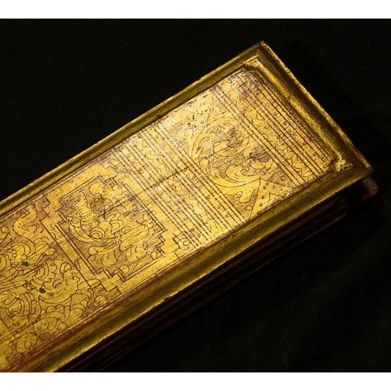 Antique Burmese Manuscript, Kammavaca Book from Burma For Sale at 1stDibs