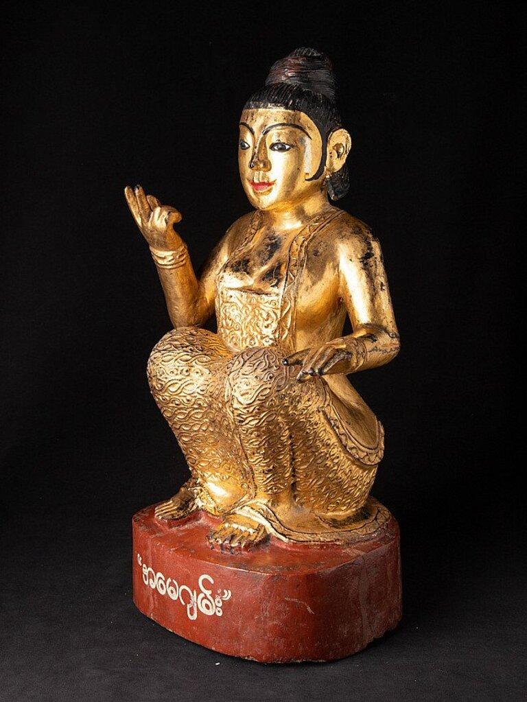 Antique Burmese Nat Statue from Burma For Sale at 1stDibs