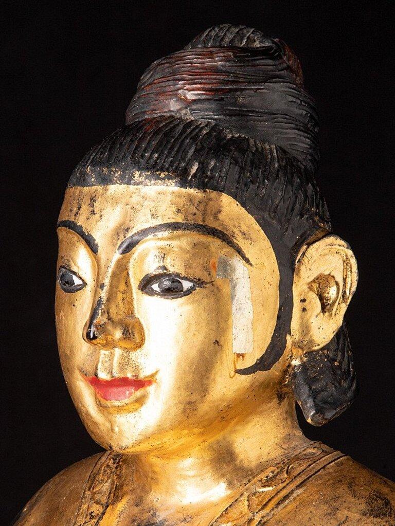 Antique Burmese Nat Statue from Burma For Sale at 1stDibs