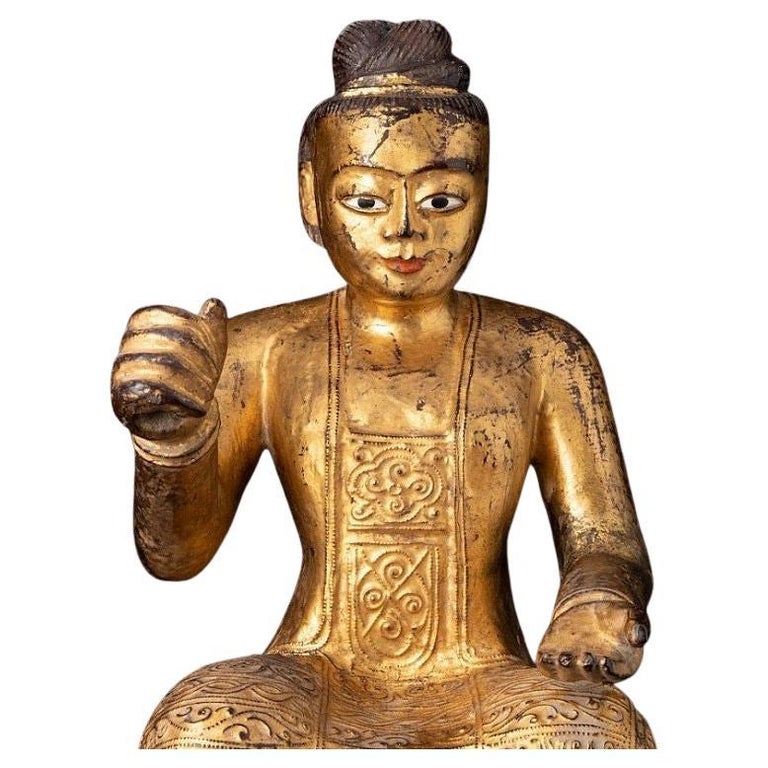 Antique Burmese Nat Statue from Burma For Sale at 1stDibs