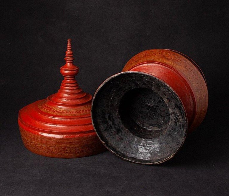 Antique Burmese Offering Vessel from Burma For Sale at 1stDibs