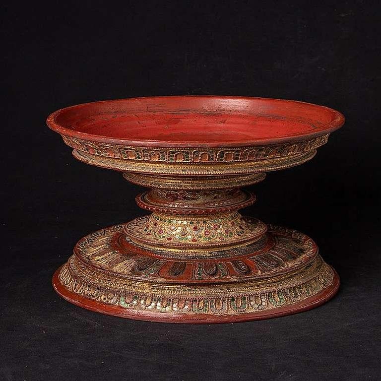 Antique Burmese Offering Vessel from Burma For Sale at 1stDibs