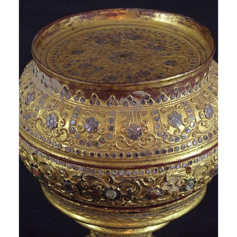 Antique Burmese Offering Vessel from Burma For Sale at 1stDibs