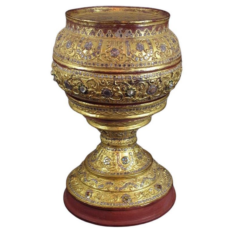 Antique Burmese Offering Vessel from Burma For Sale at 1stDibs