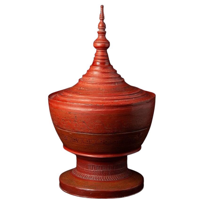 Special Antique Burmese Offering Vessel from Burma For Sale at 1stDibs