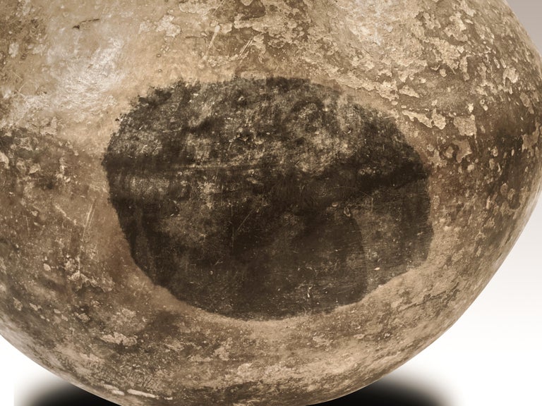Antique Burmese Organic Clay Terracotta Pot For Sale at 1stDibs