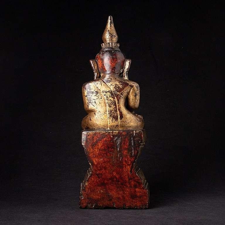 Antique Burmese Shan Buddha Statue from Burma For Sale at 1stDibs