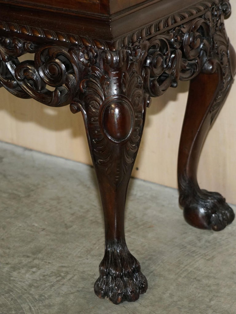 Antique Burr Walnut Lion Hairy Paw Feet Drinks Cabinet William and Mary ...