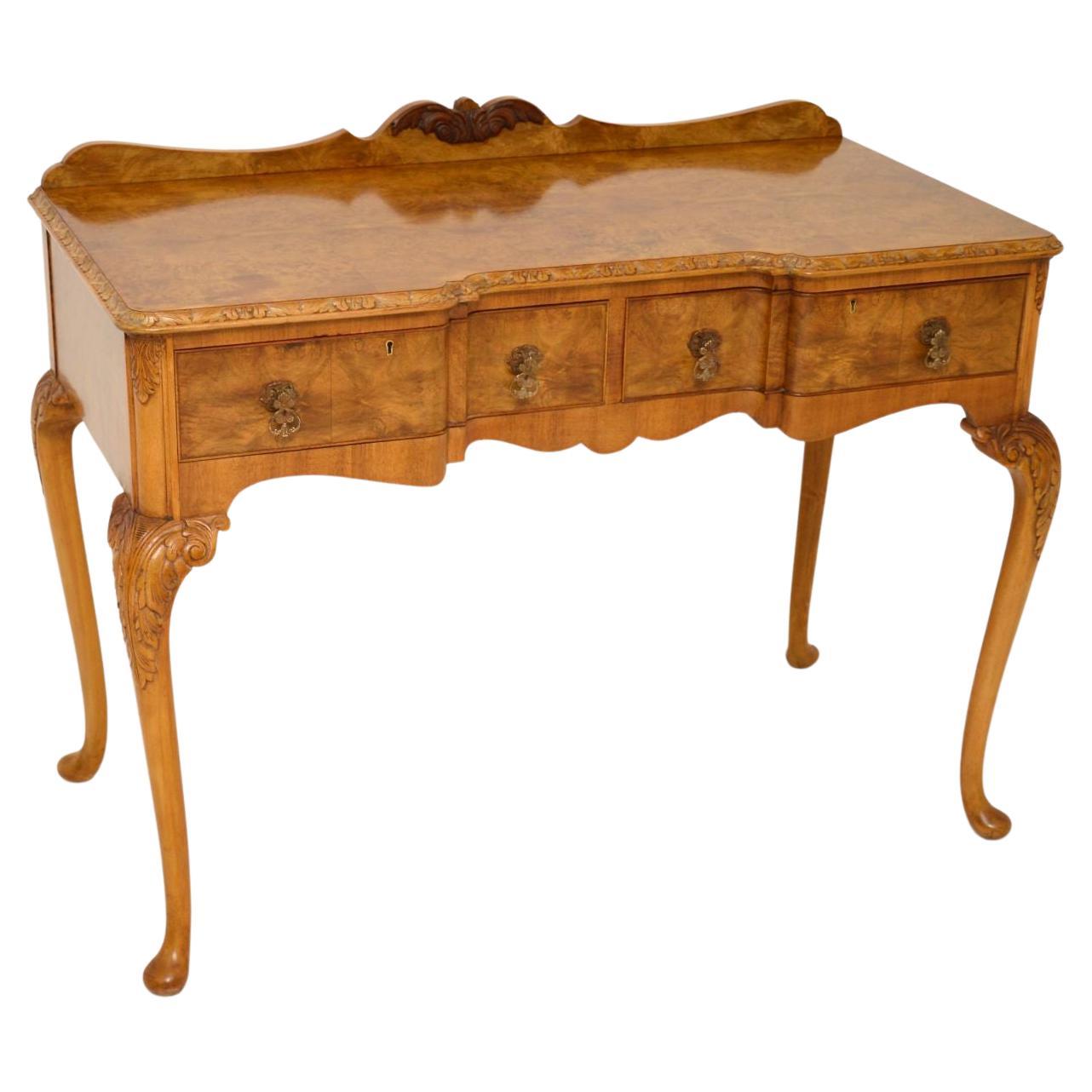 Antique Burr Walnut 3-Tier Buffet Server Table at 1stDibs