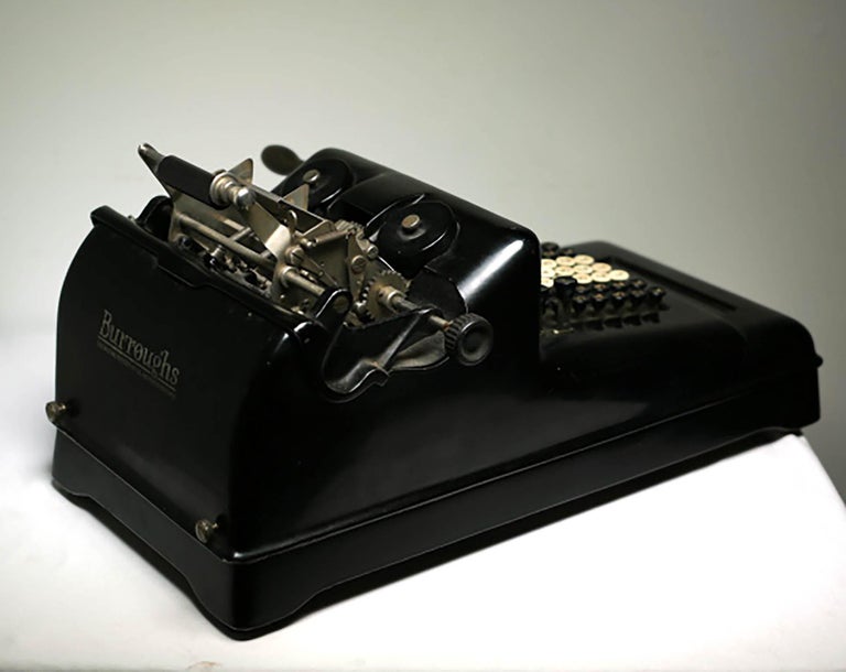Antique Burroughs Steel and Glass Adding Machine, circa 1910 For Sale ...