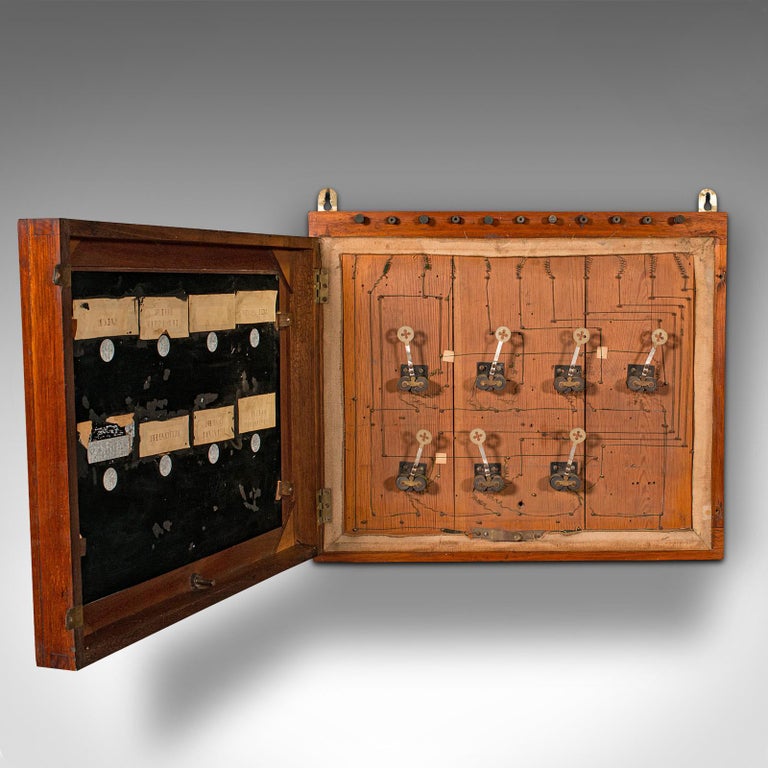 Antique Butler's Bell Board, French, Pine, Room Alarm Panel, Victorian ...