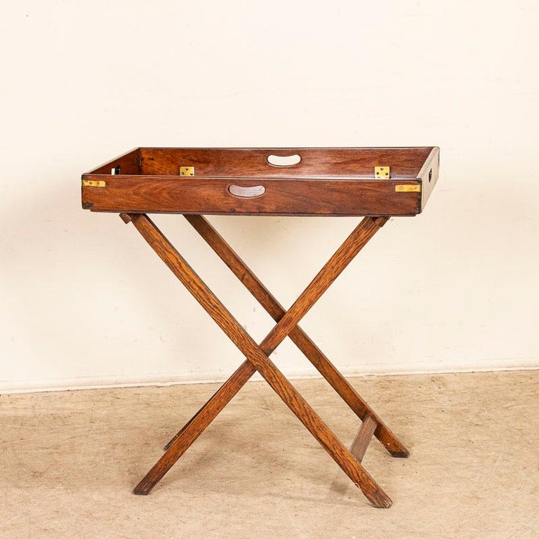 Antique Butler's Table with Removeable Tray, Great Portable Bar from ...