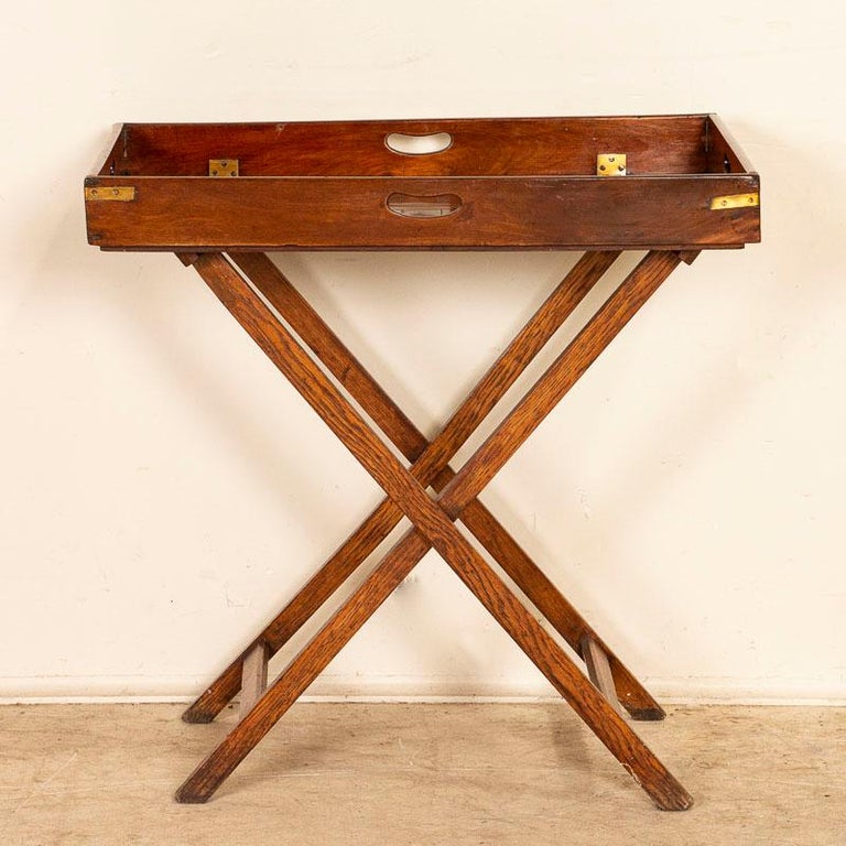 Antique Butler's Table with Removeable Tray, Great Portable Bar from ...