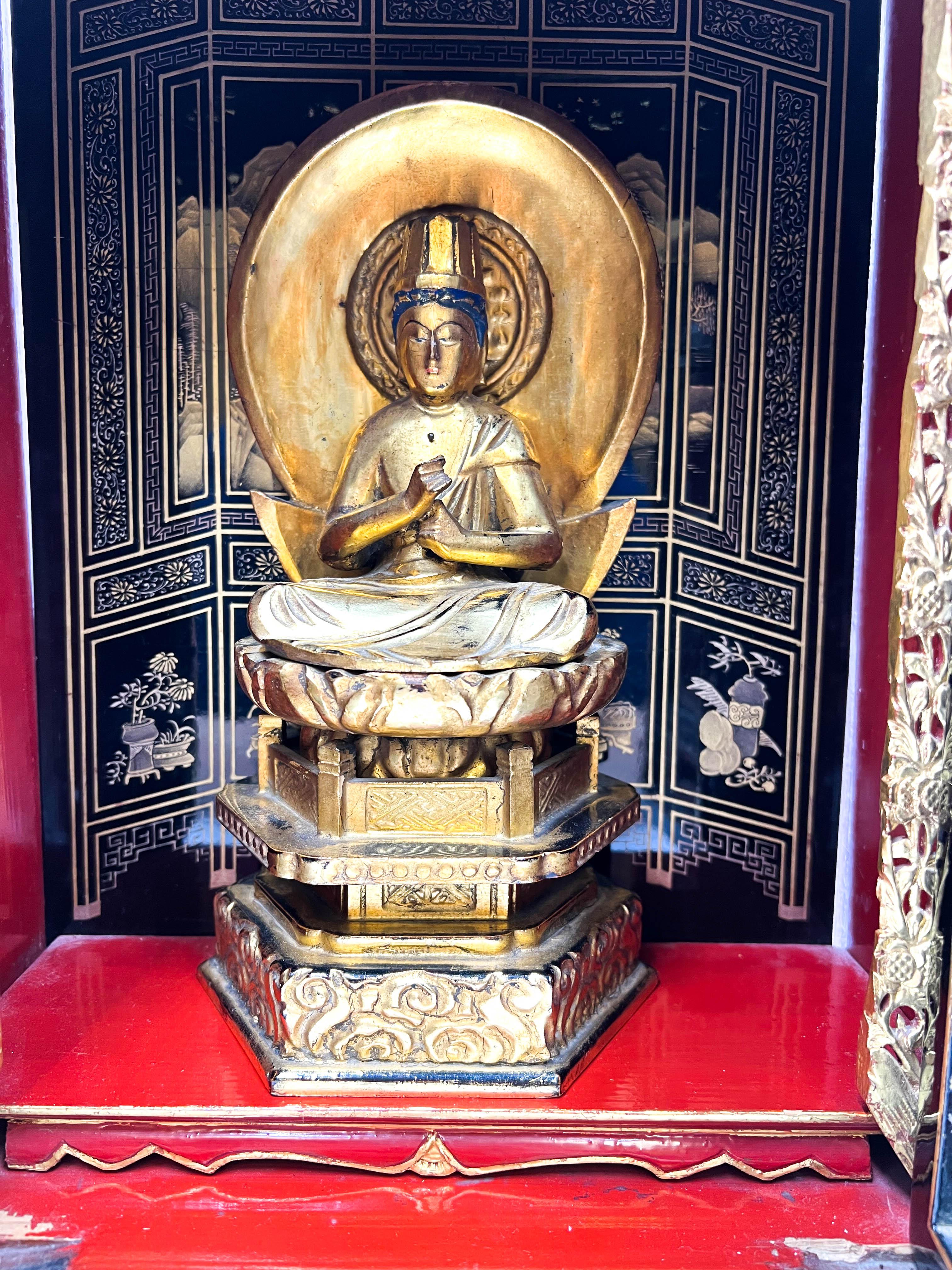 Antique Butsudan Shrine For Sale at 1stDibs | butsudan altar, japanese ...