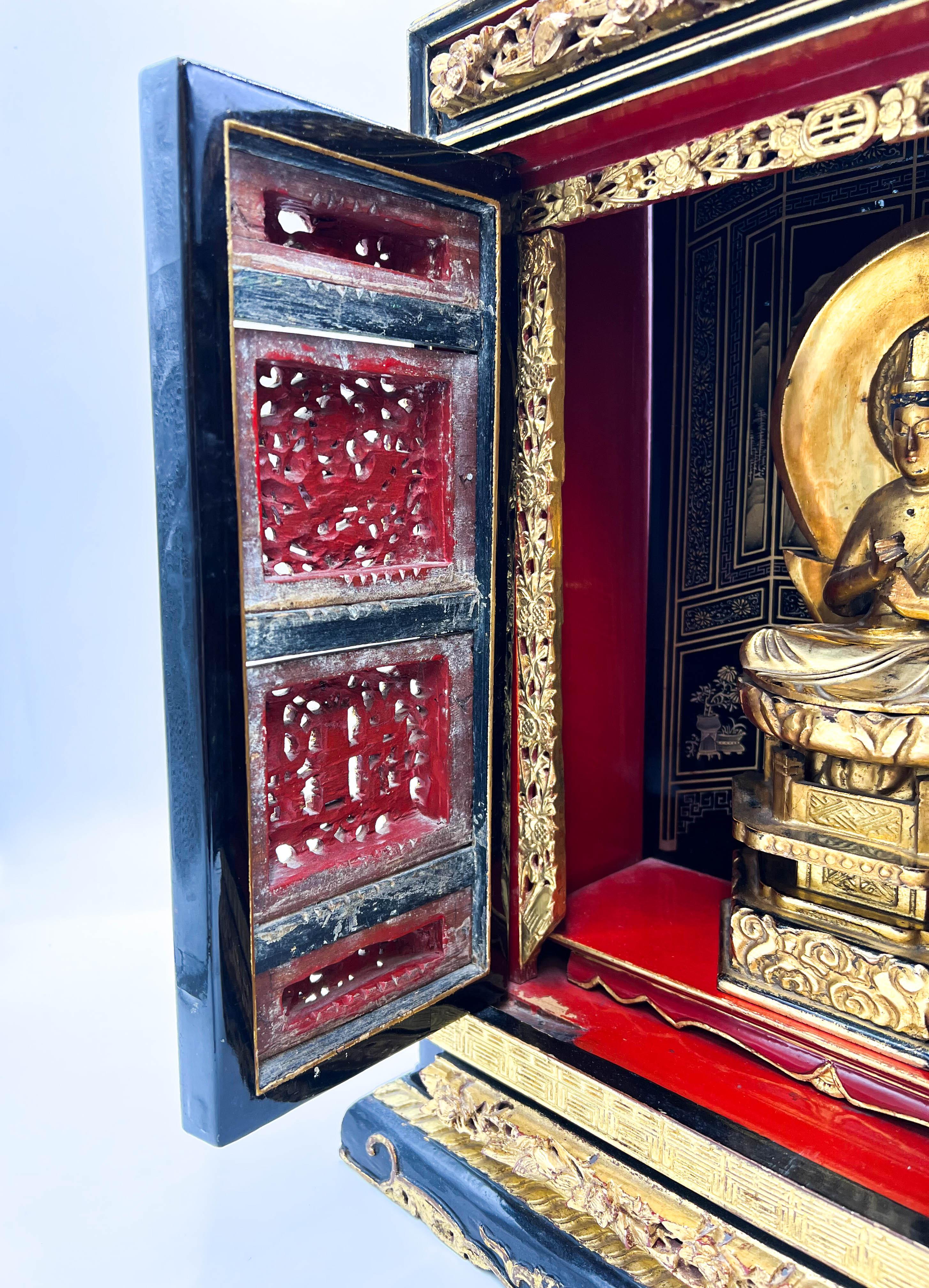 Antique Butsudan Shrine For Sale at 1stDibs | butsudan altar, japanese ...