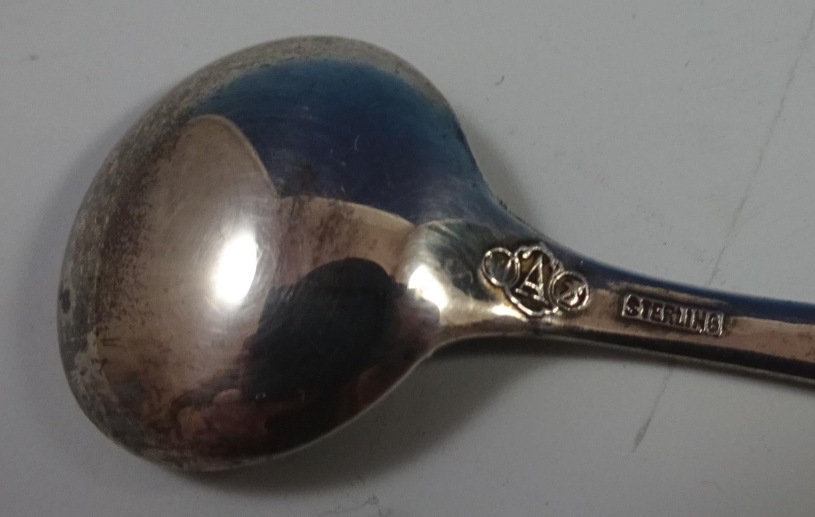 Antique by Alvin Sterling Silver Salt Cellar Set 12-Piece with Fitted ...