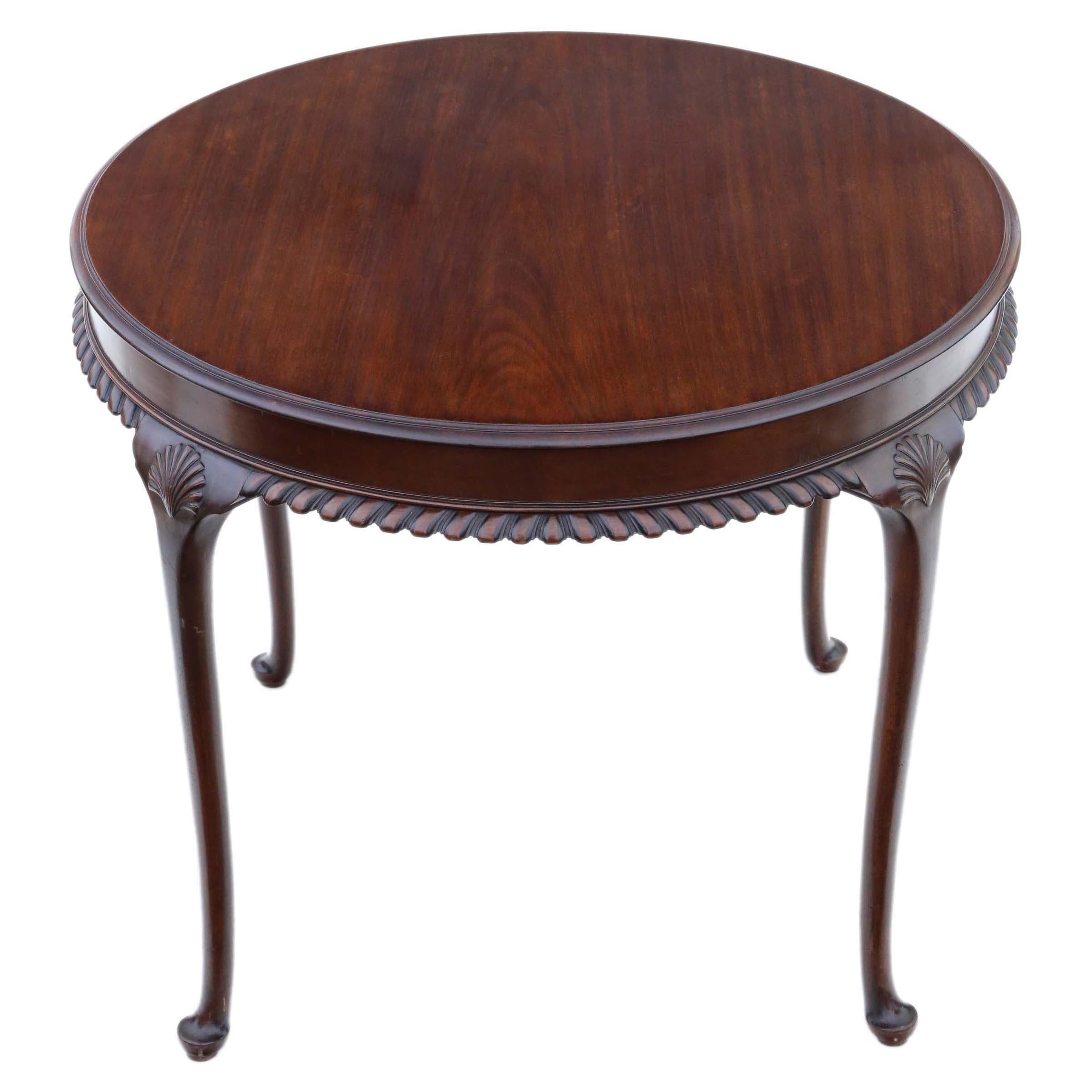 Antique Centre Table, Flemish, Mahogany, Oak, Occasional, Dutch, 18th ...