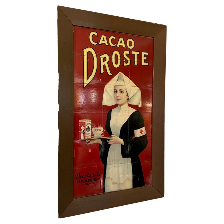 Antique Cacao Droste Advertising Carboard, 1930s at 1stDibs