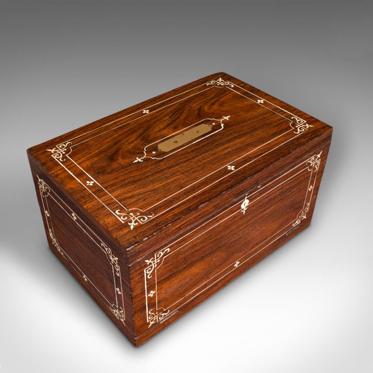 Antique Campaign Correspondence Box, Anglo Indian, Colonial, Writing ...