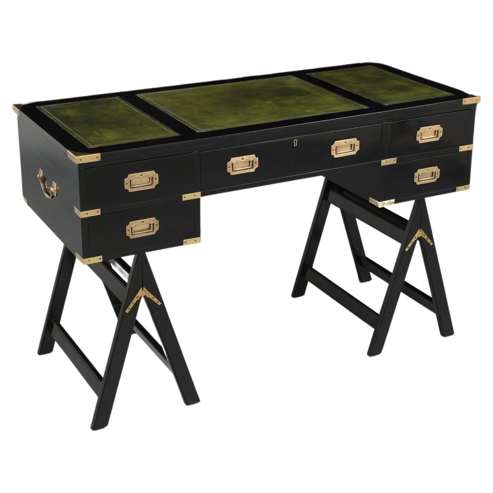 English Campaign Desk at 1stDibs | antique campaign desk