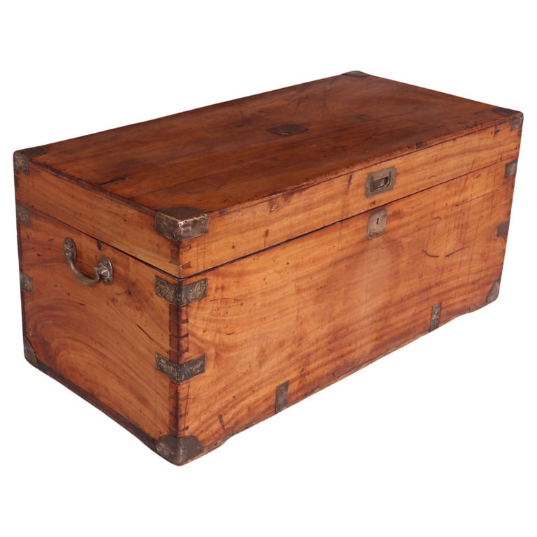 Antique Camphor Wood Box, c 1880 For Sale at 1stDibs
