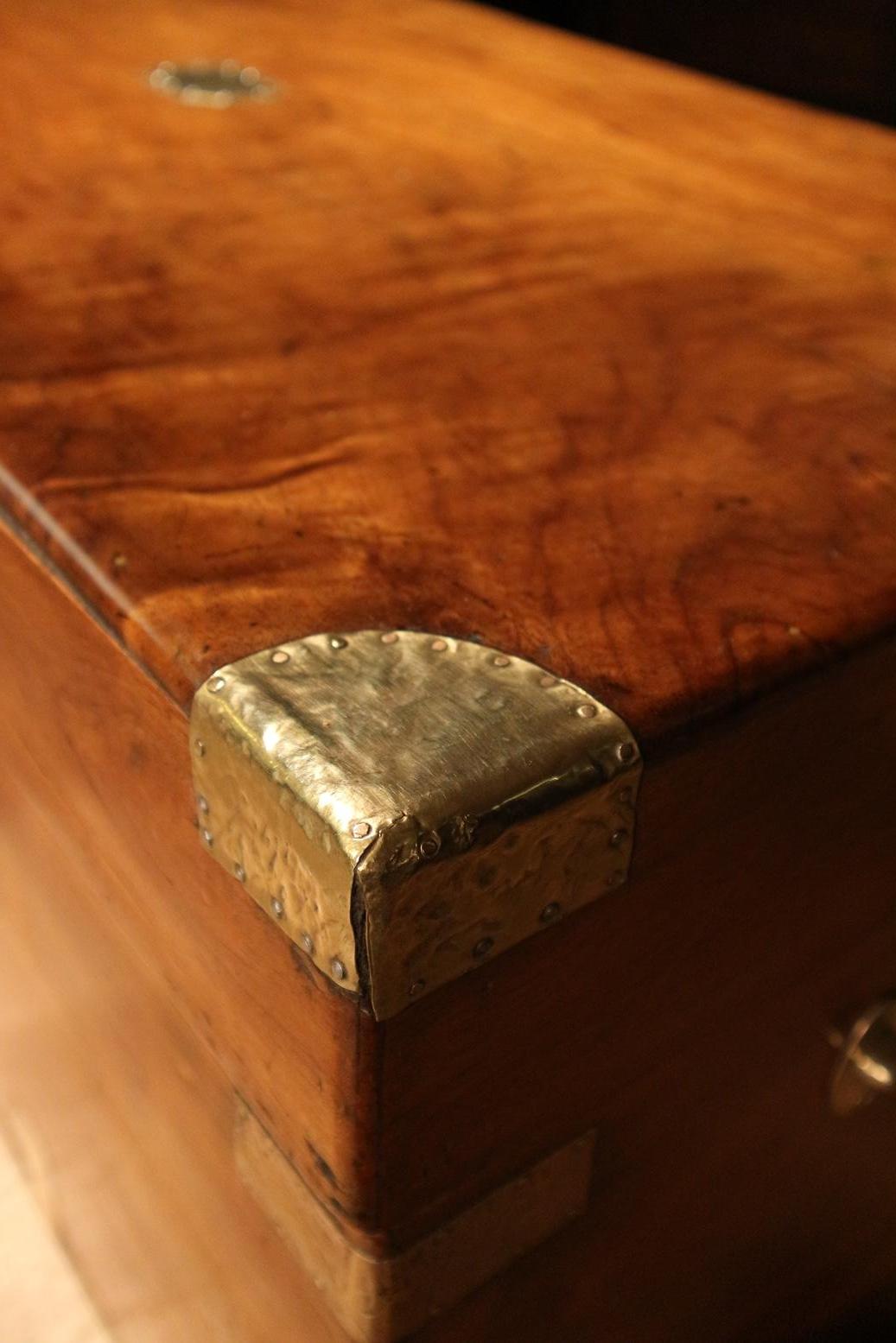 Antique Camphor Wood Box at 1stDibs