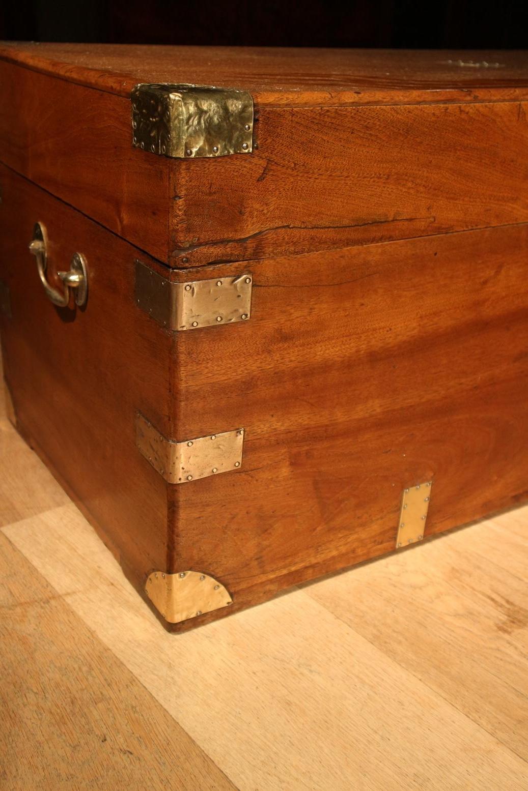 Antique Camphor Wood Box at 1stDibs