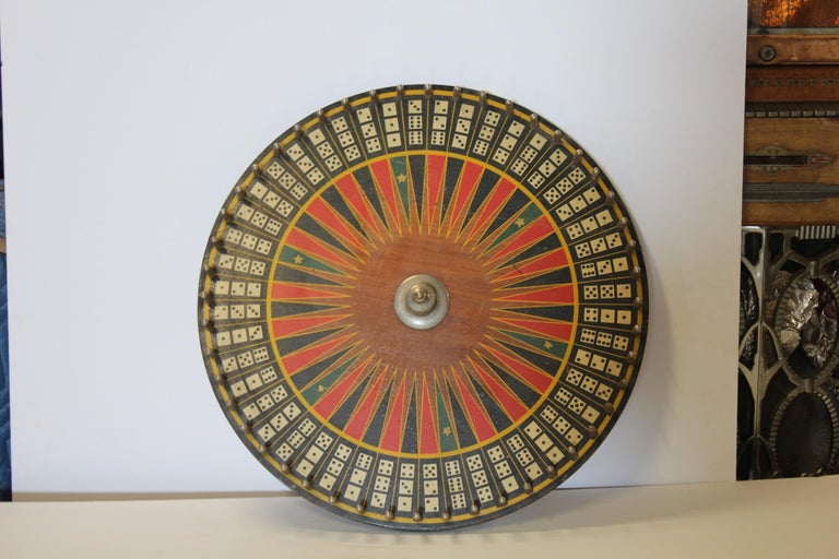Antique Carnival Game Wheel For Sale at 1stDibs