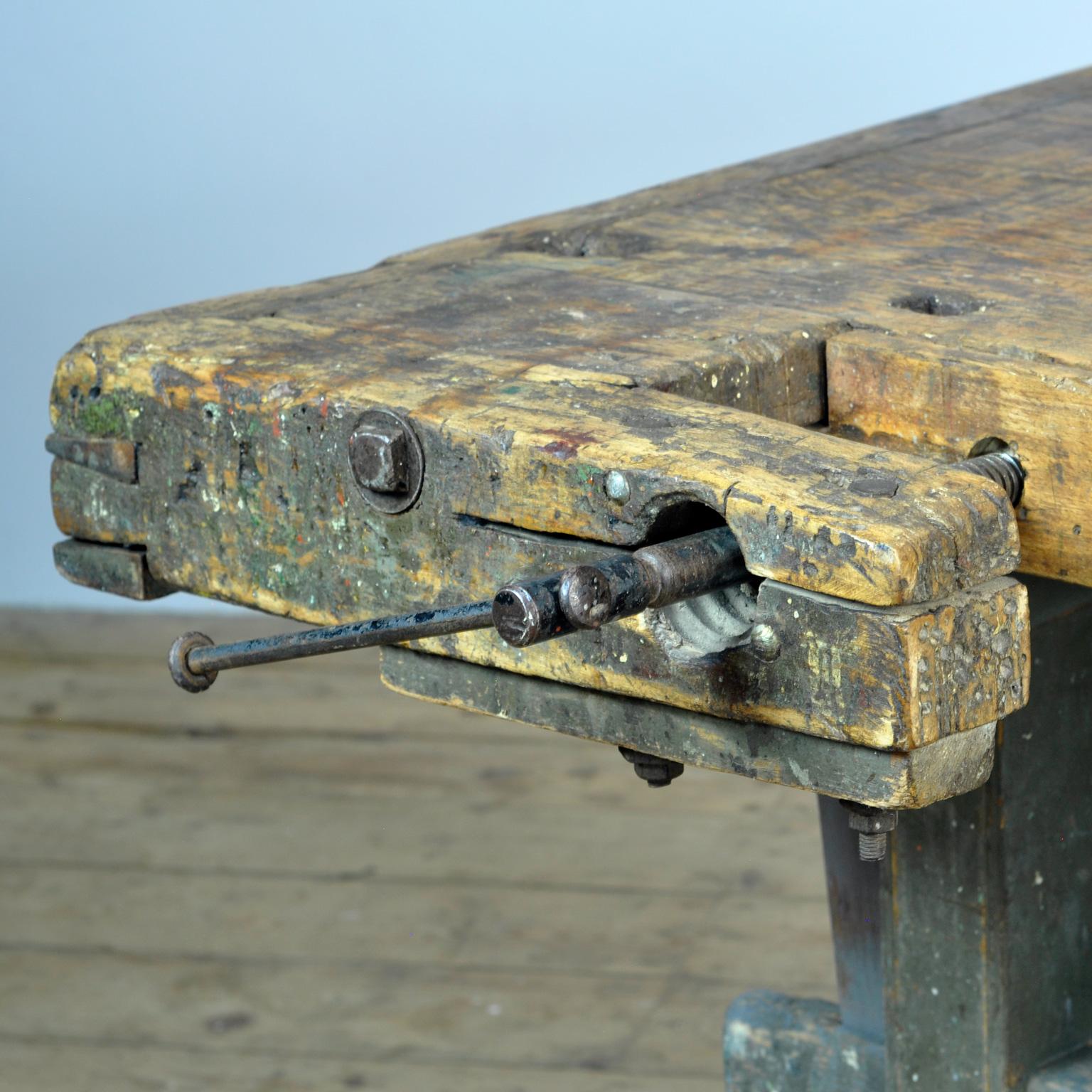 Antique Carpenters Oak Workbench, circa 1910 at 1stDibs | antique ...