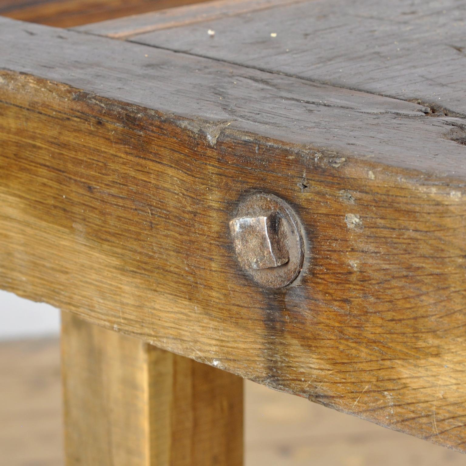Antique Carpenters Oak Workbench, Circa 1910 at 1stDibs | antique work ...