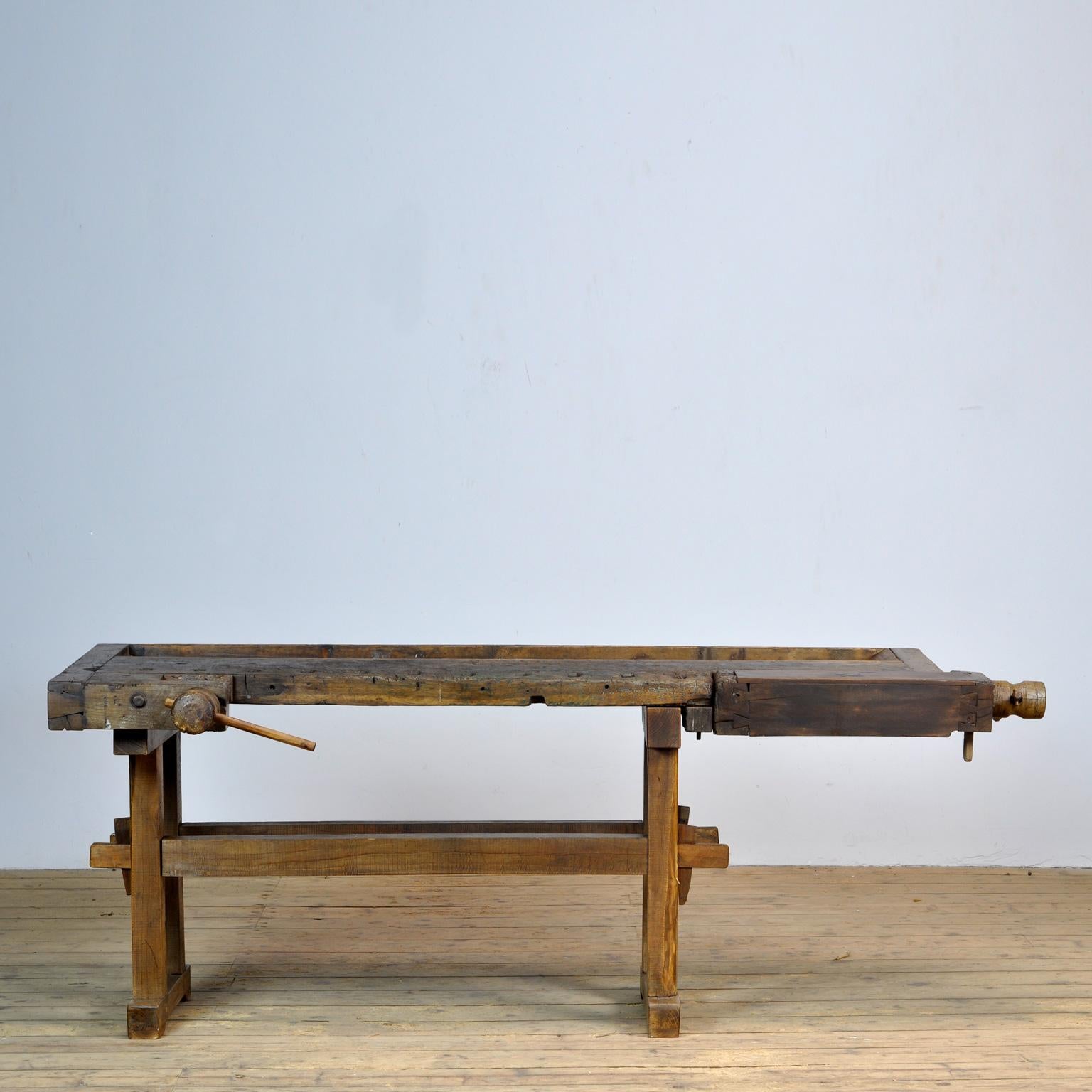 Antique Carpenters Oak Workbench, Circa 1910 at 1stDibs | antique work ...