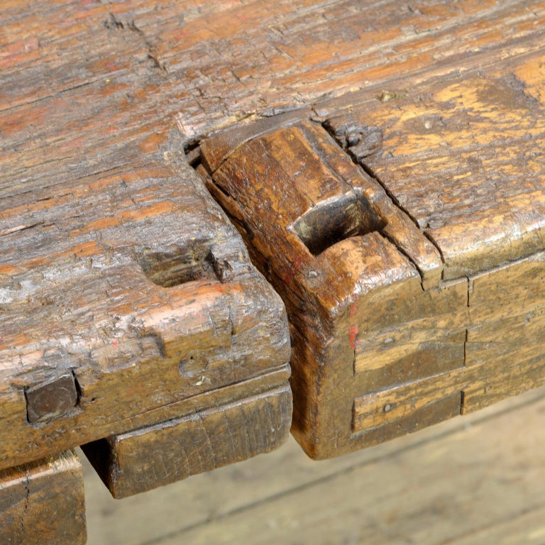 Antique Carpenters Oak Workbench, Circa 1910 at 1stDibs