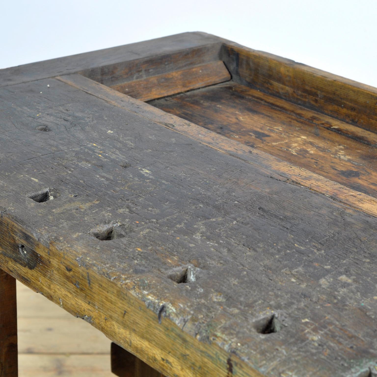 Antique Carpenters Oak Workbench, Circa 1910 at 1stDibs | antique work ...