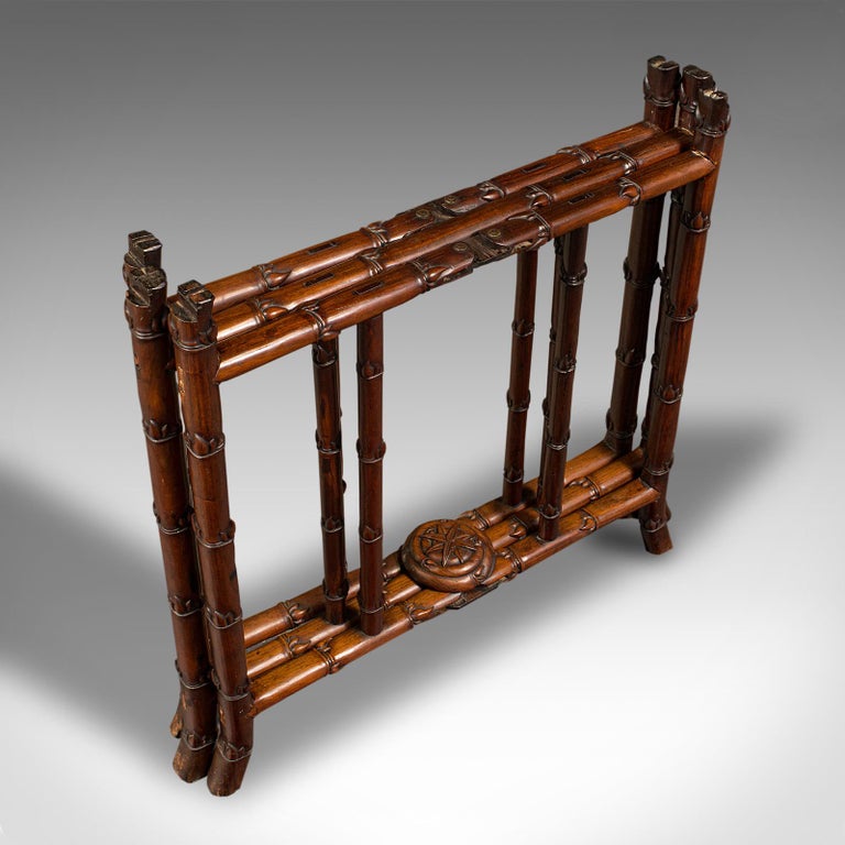 Antique Carved Campaign Table, Anglo Indian, Folding, Colonial ...