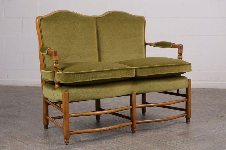 Antique Carved English Style Bench at 1stDibs